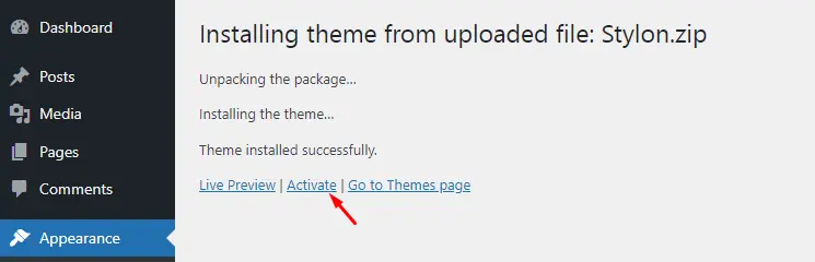 Stylon Theme Documentation
